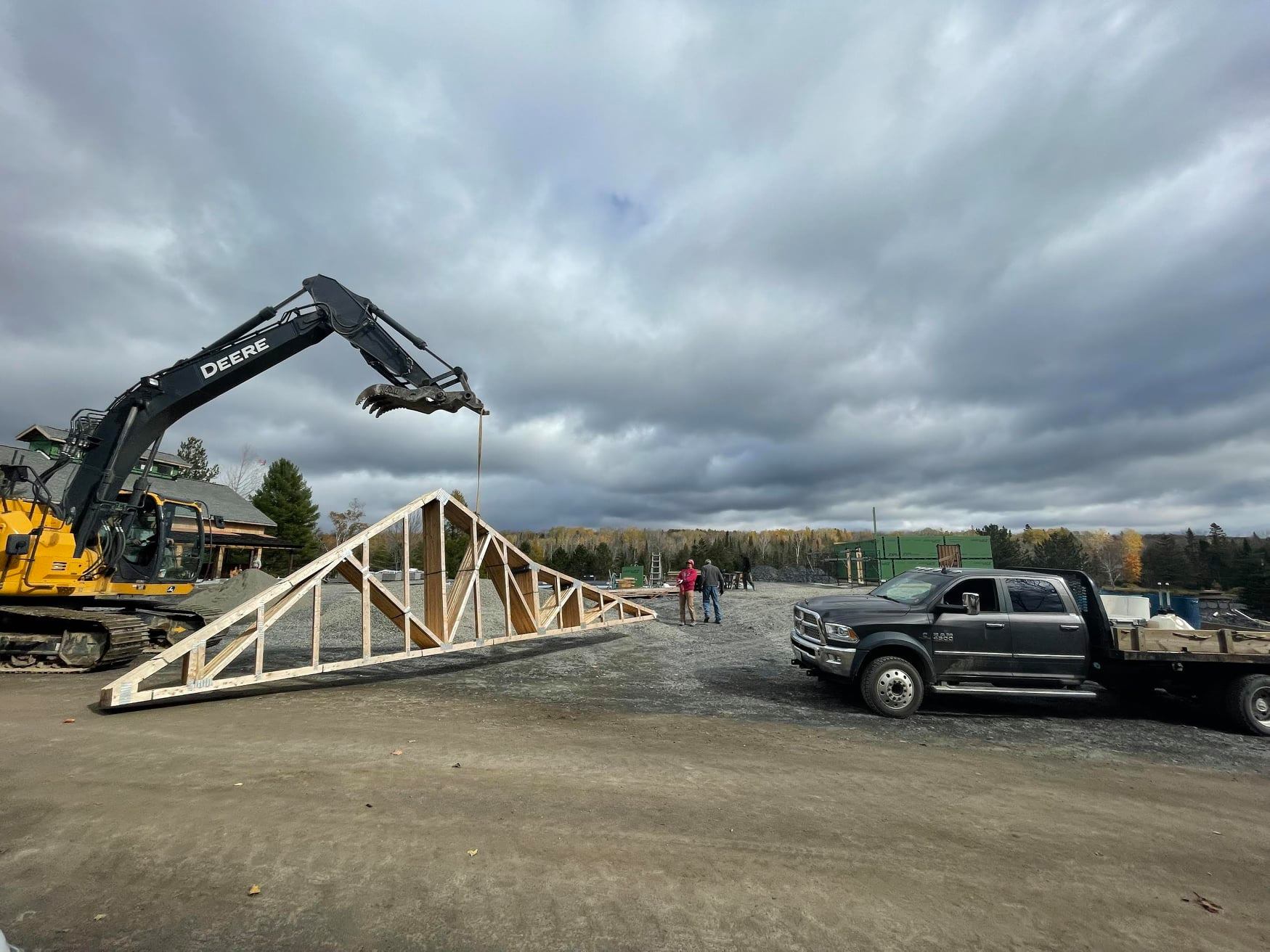 Rafters Install - Moose Creek RV Resort